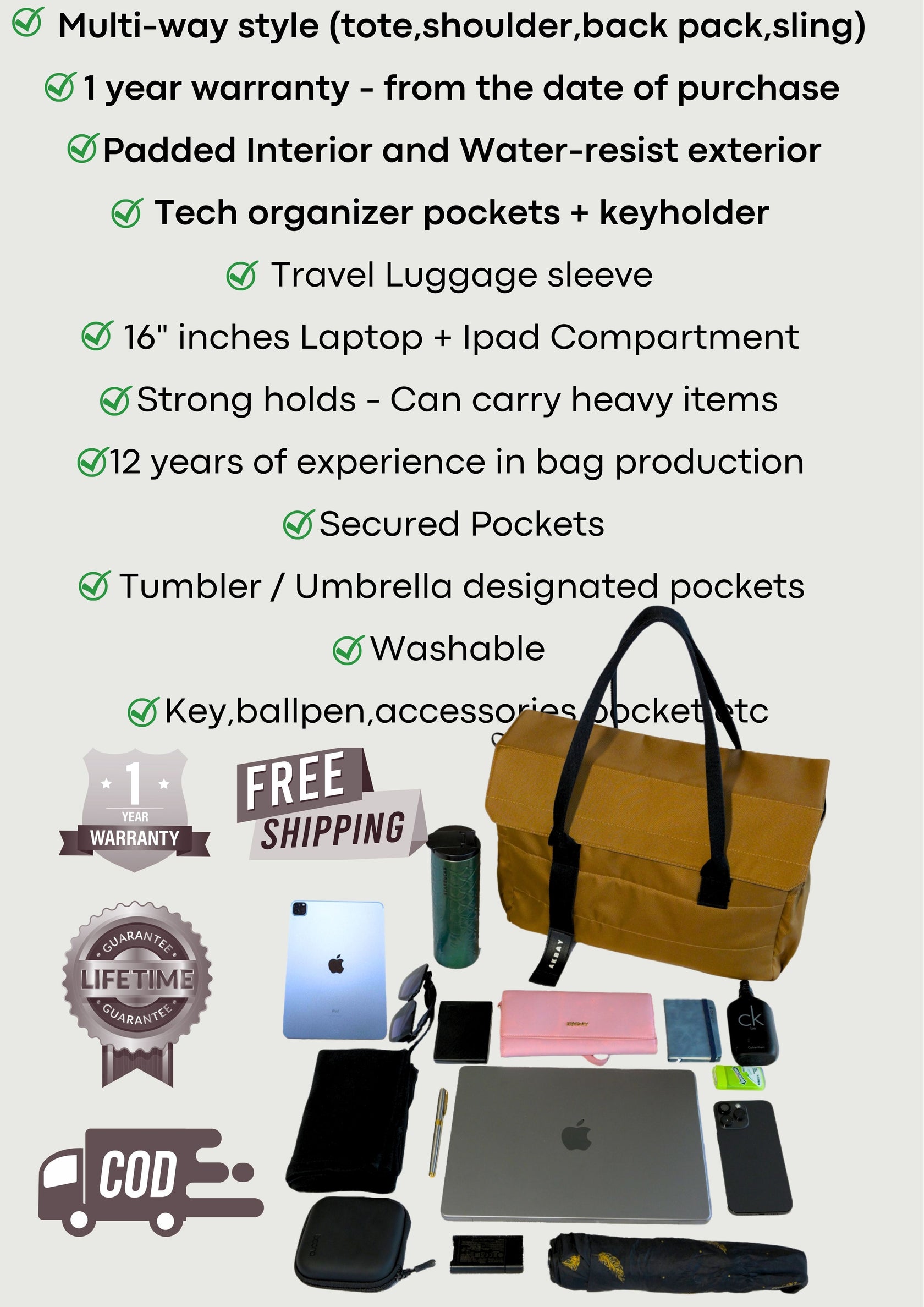 The Executive Multi-way Bag – Akbay
