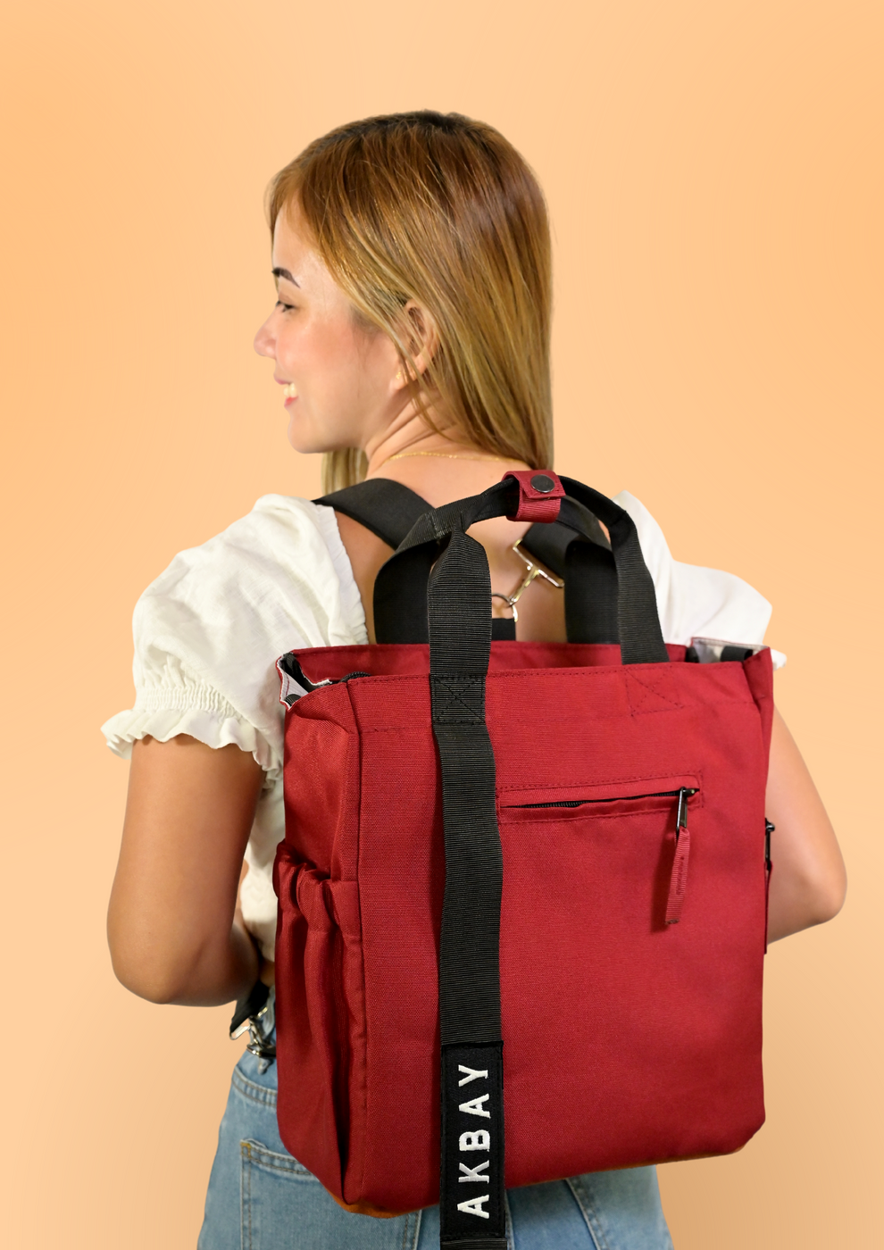 Nabi 3-way Bag (Red Ching) – Akbay