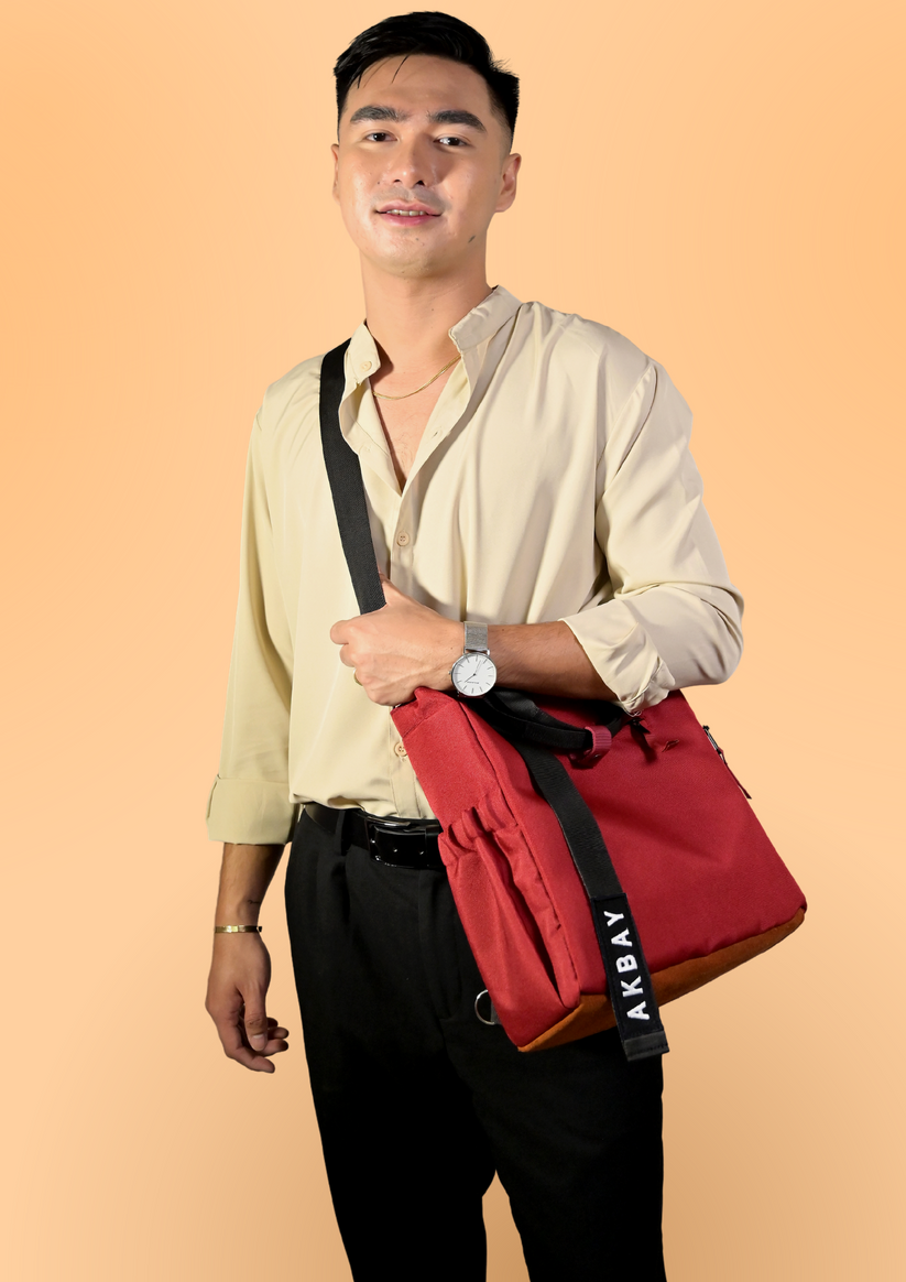 Nabi 3-way Bag (Red Ching) – Akbay